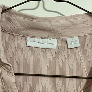 New York & Company | Tops | Light Pink Button Down Blouse In Medium ...